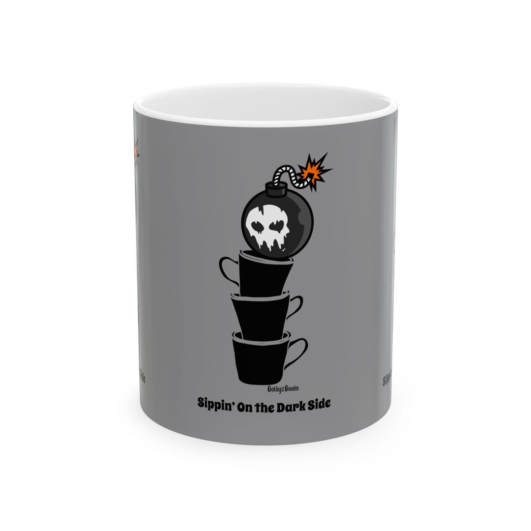 Sippin' on the Dark Side Mug, Perfect for Coffee Lovers, Dark Humor ...