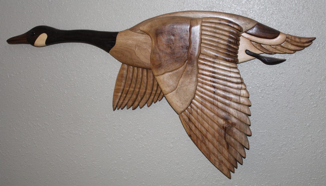 Canadian Goose Intarsia - Etsy