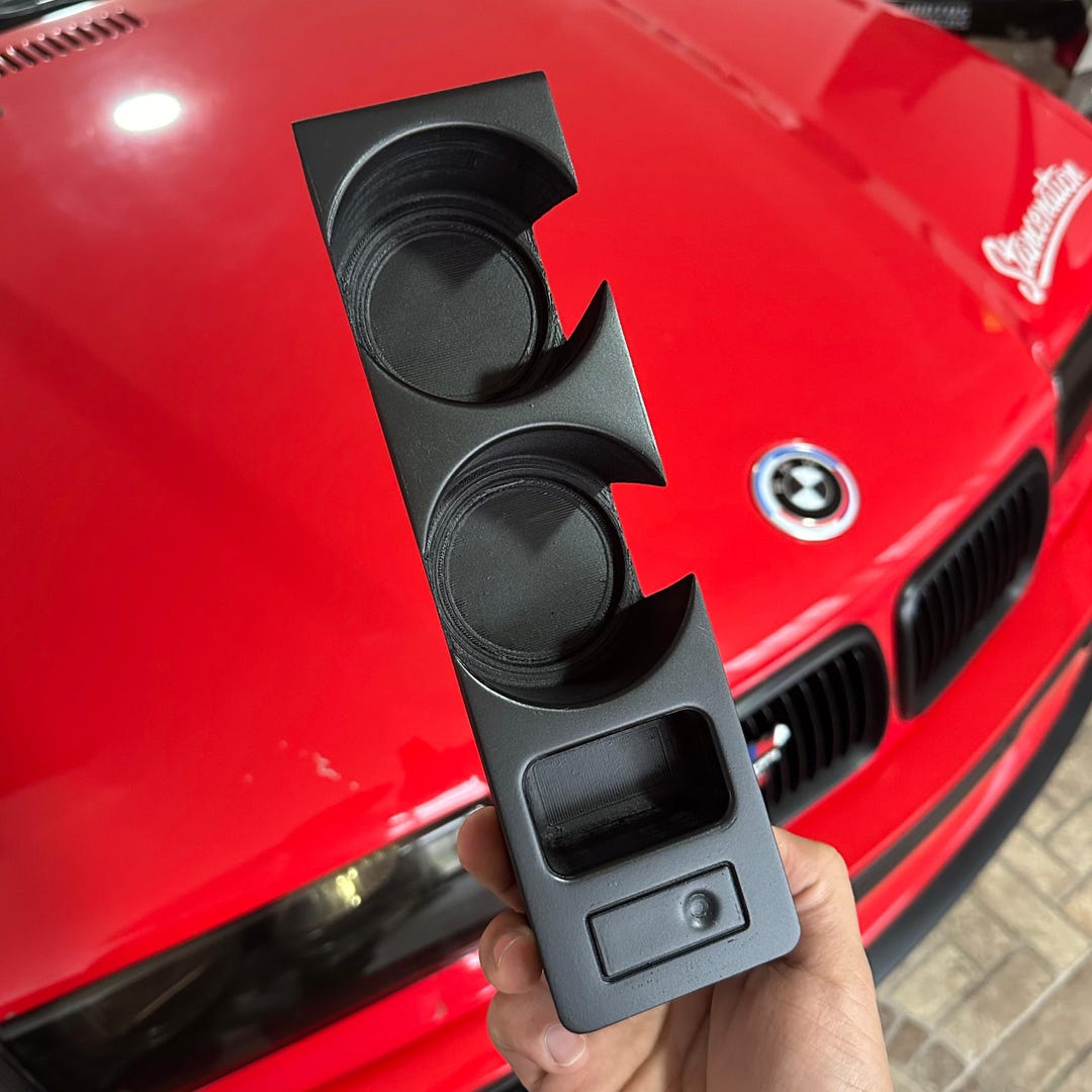 BMW E36 Cup Holder - Button and Purse Design-bmw E36 Cup Holder ...