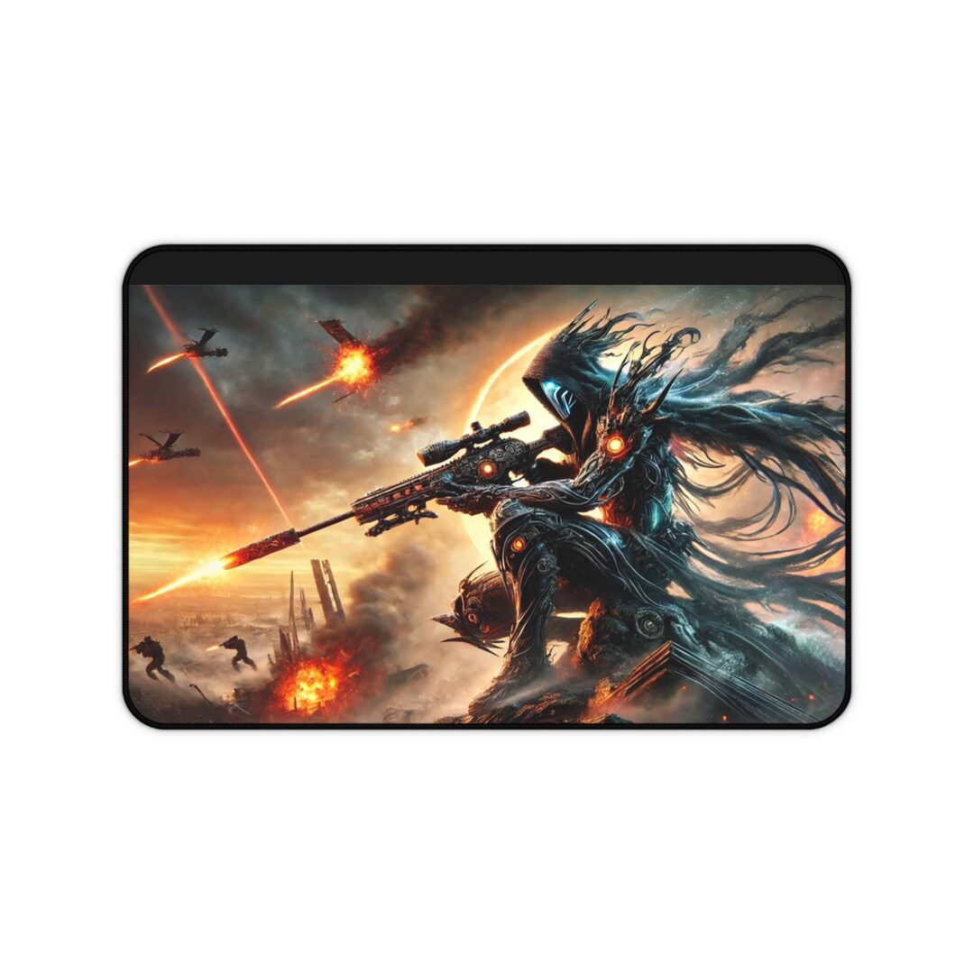 Epic Sci-fi Desk Mat, Gaming Desk Pad Call of Duty Mouse Bad - Etsy