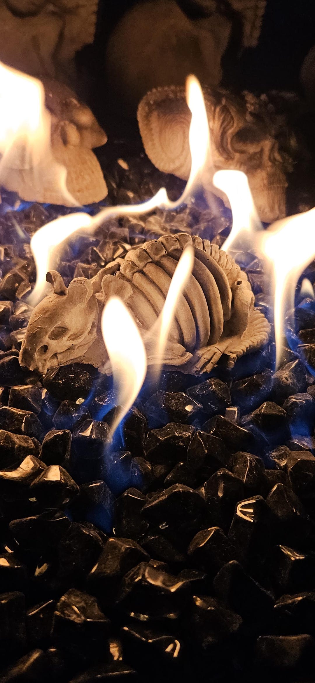 Fire Pit Rat Skeleton Hand Poured Using Refractory Cement. Great for ...