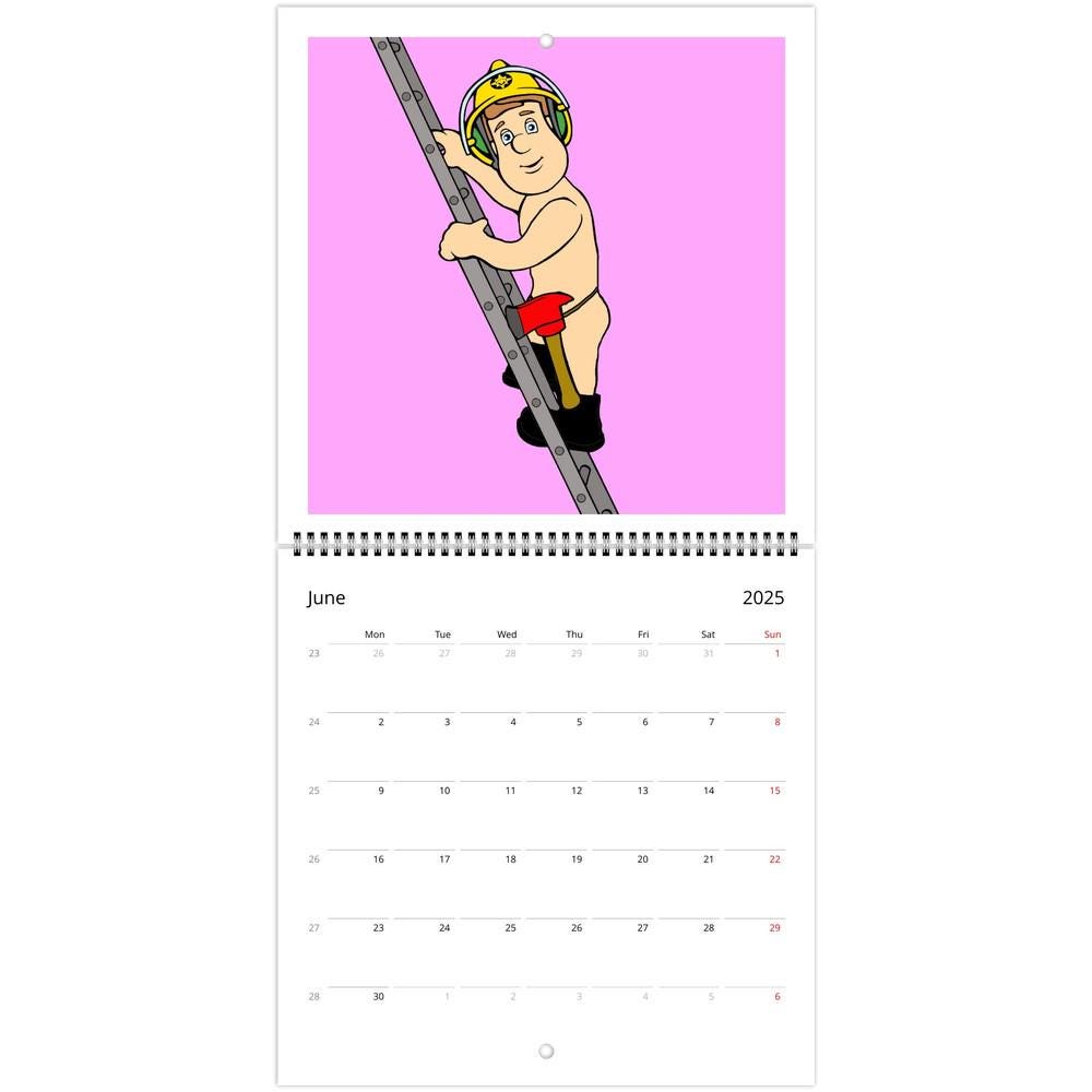 Naked Fireman Sam Calendar - Etsy