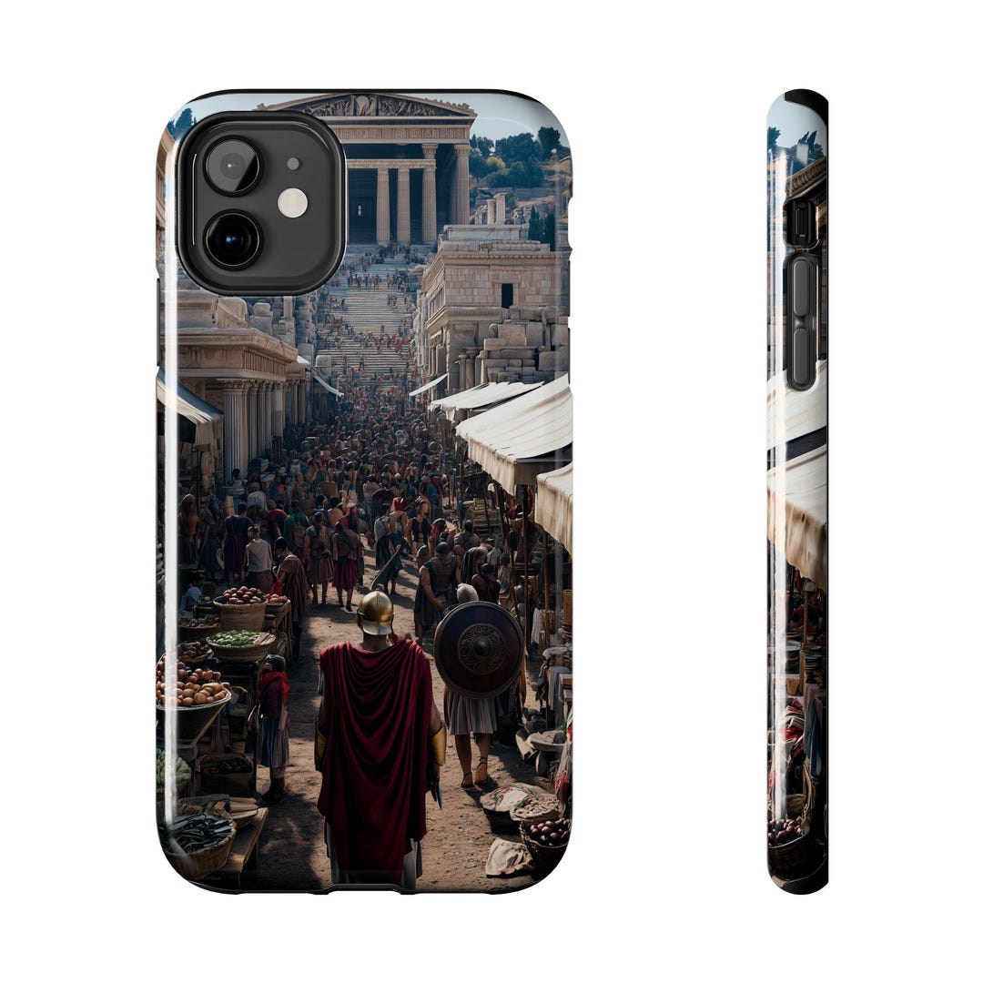 Spartan City in 485 BC iPhone 16 15 14 13 12 11 Case, Samsung a 55 ...