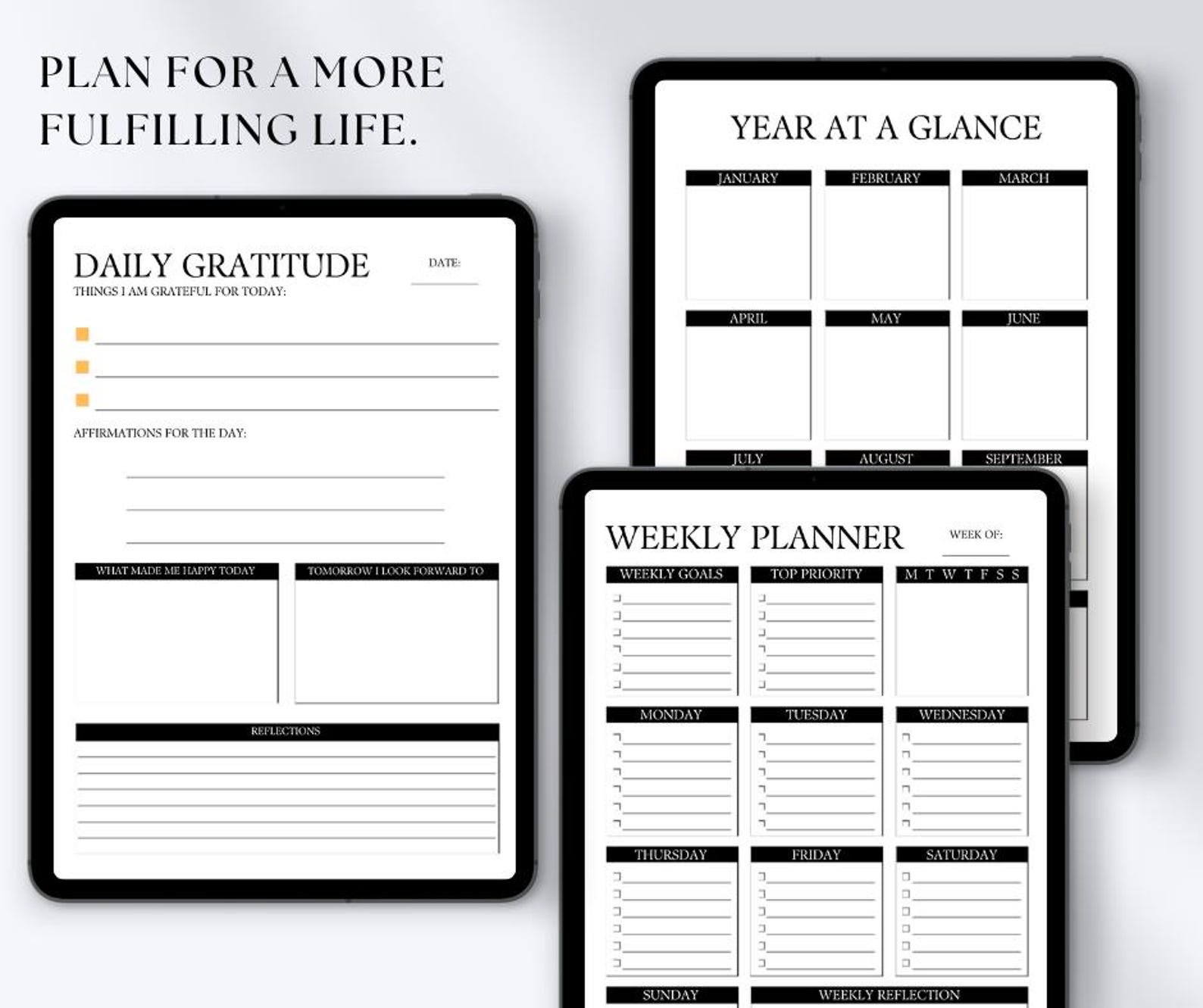 Life Planner Printable, Printable Planner Bundle, Life Binder, Planner ...
