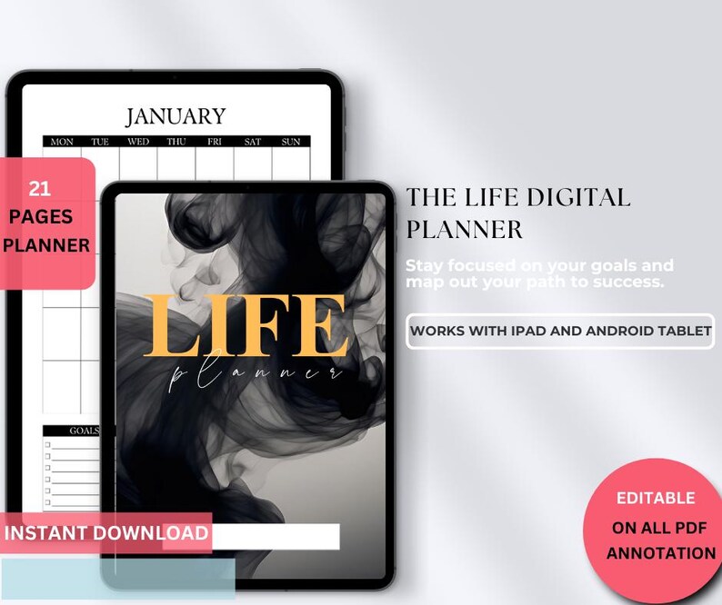 Life Planner Printable, Printable Planner Bundle, Life Binder, Planner ...