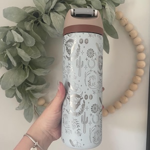 Western Engraved 24oz Owala - Etsy