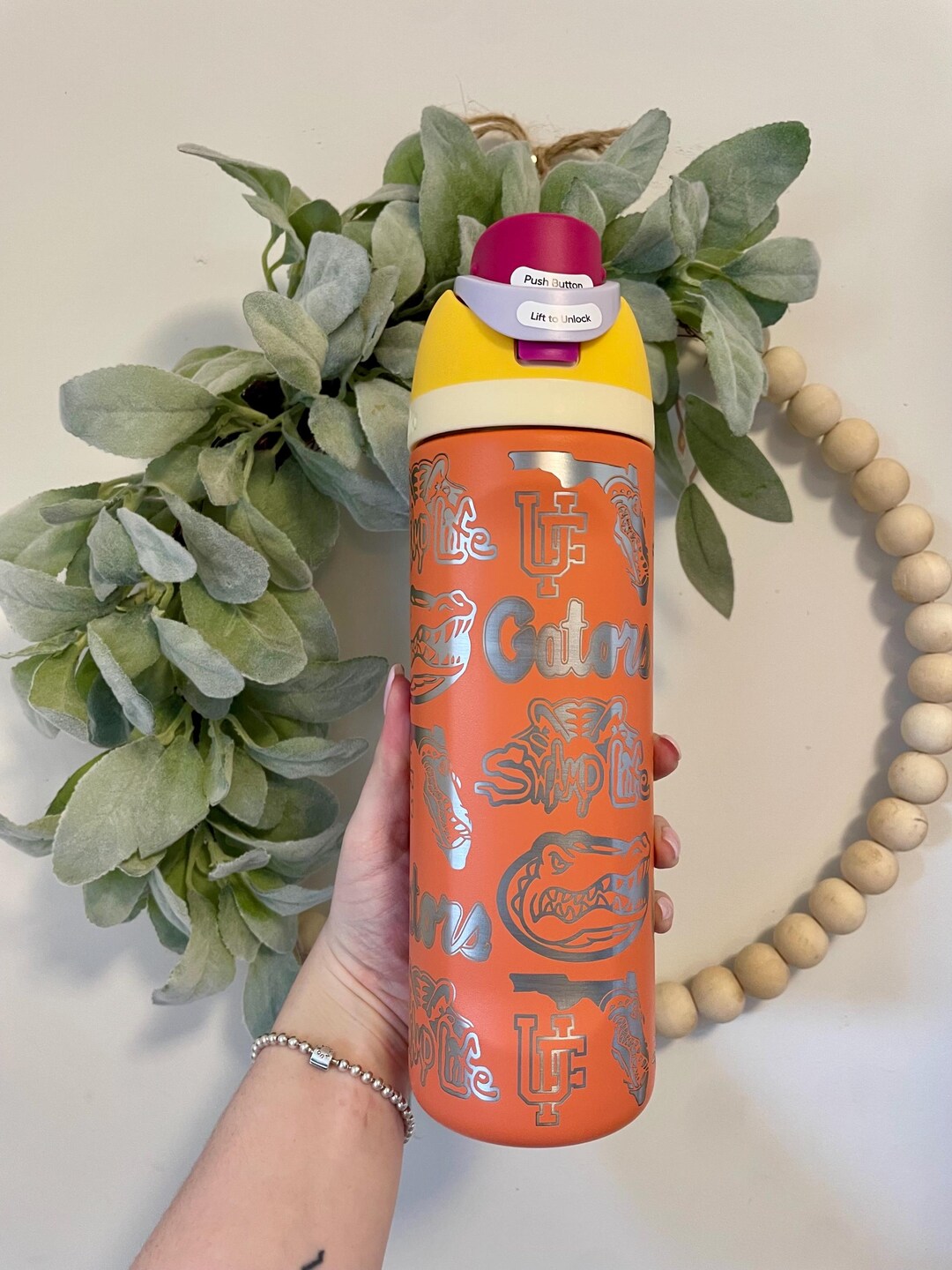 F L Orange Owala 24oz - Etsy