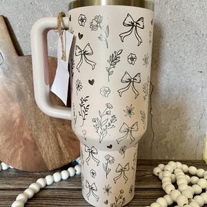 Bows UPCYCLED Engraved Stanley 40oz - Etsy