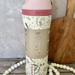 Western Engraved 24oz Owala Blushing Ballerina - Etsy