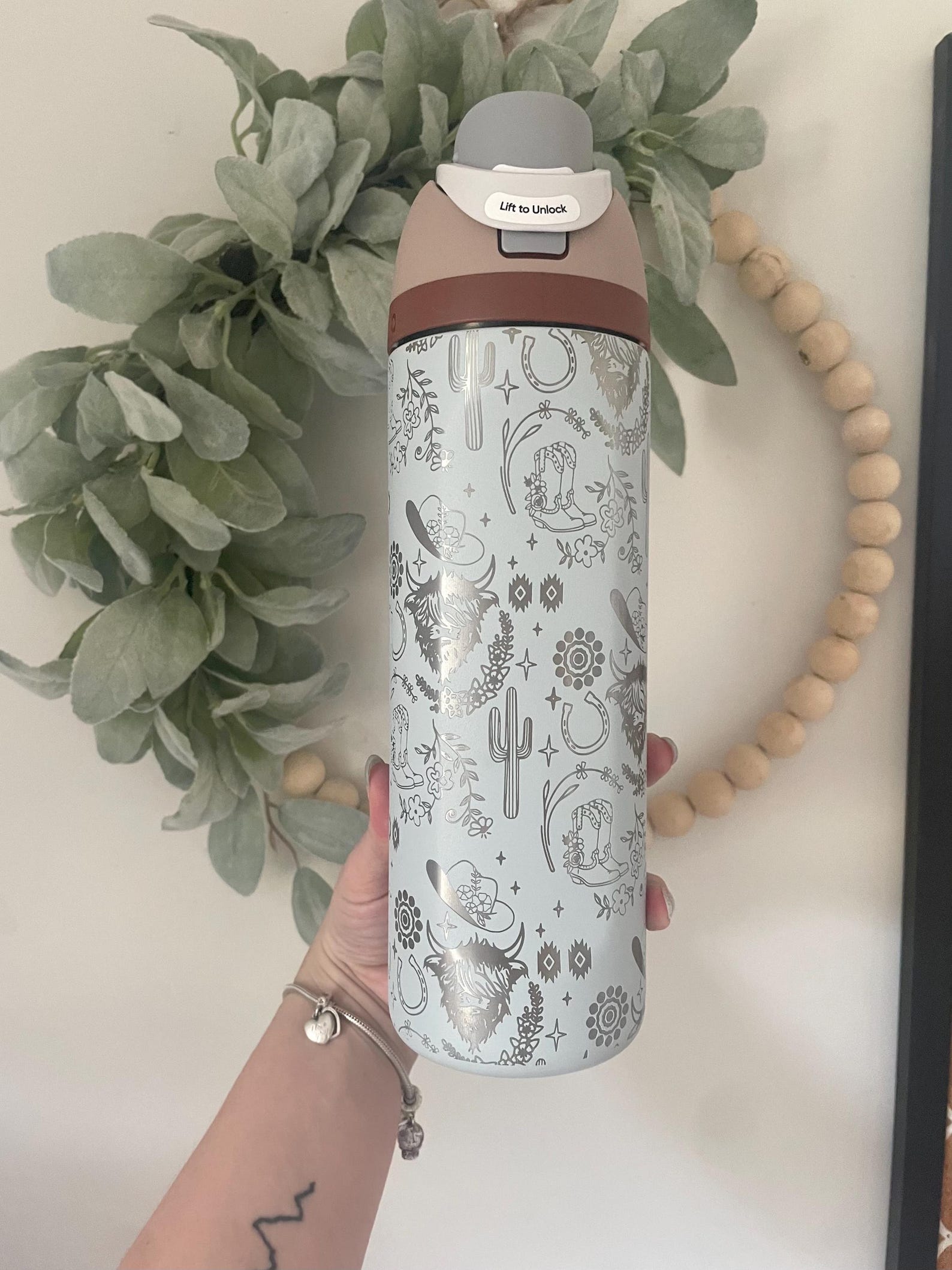Western Engraved 24oz Owala - Etsy