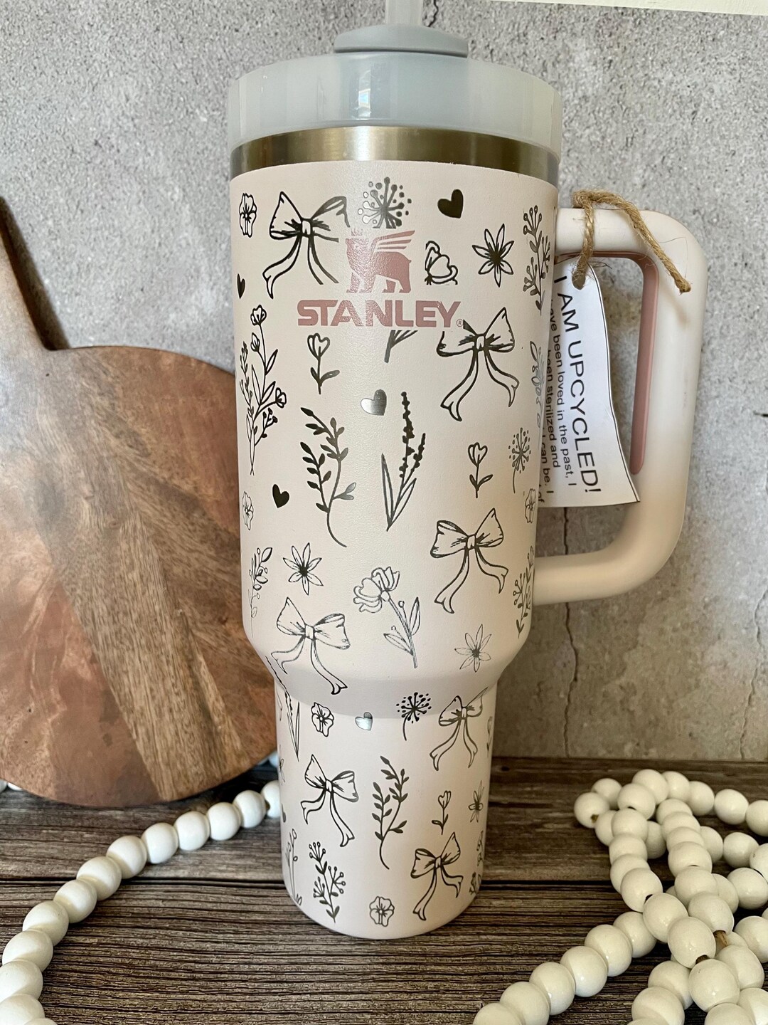 Bows UPCYCLED Engraved Stanley 40oz - Etsy