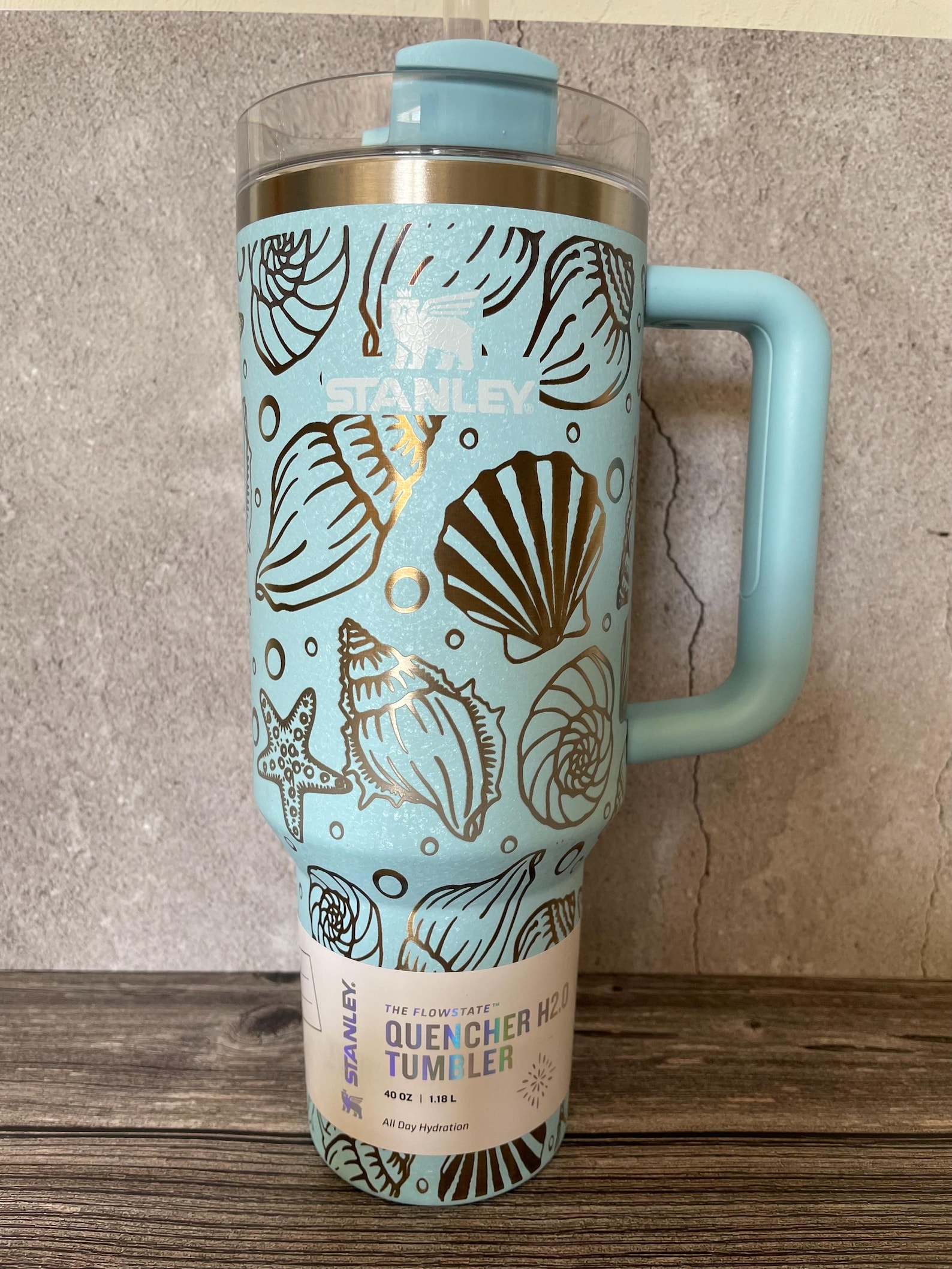 Seashell Engraved Stanley 40oz - Etsy