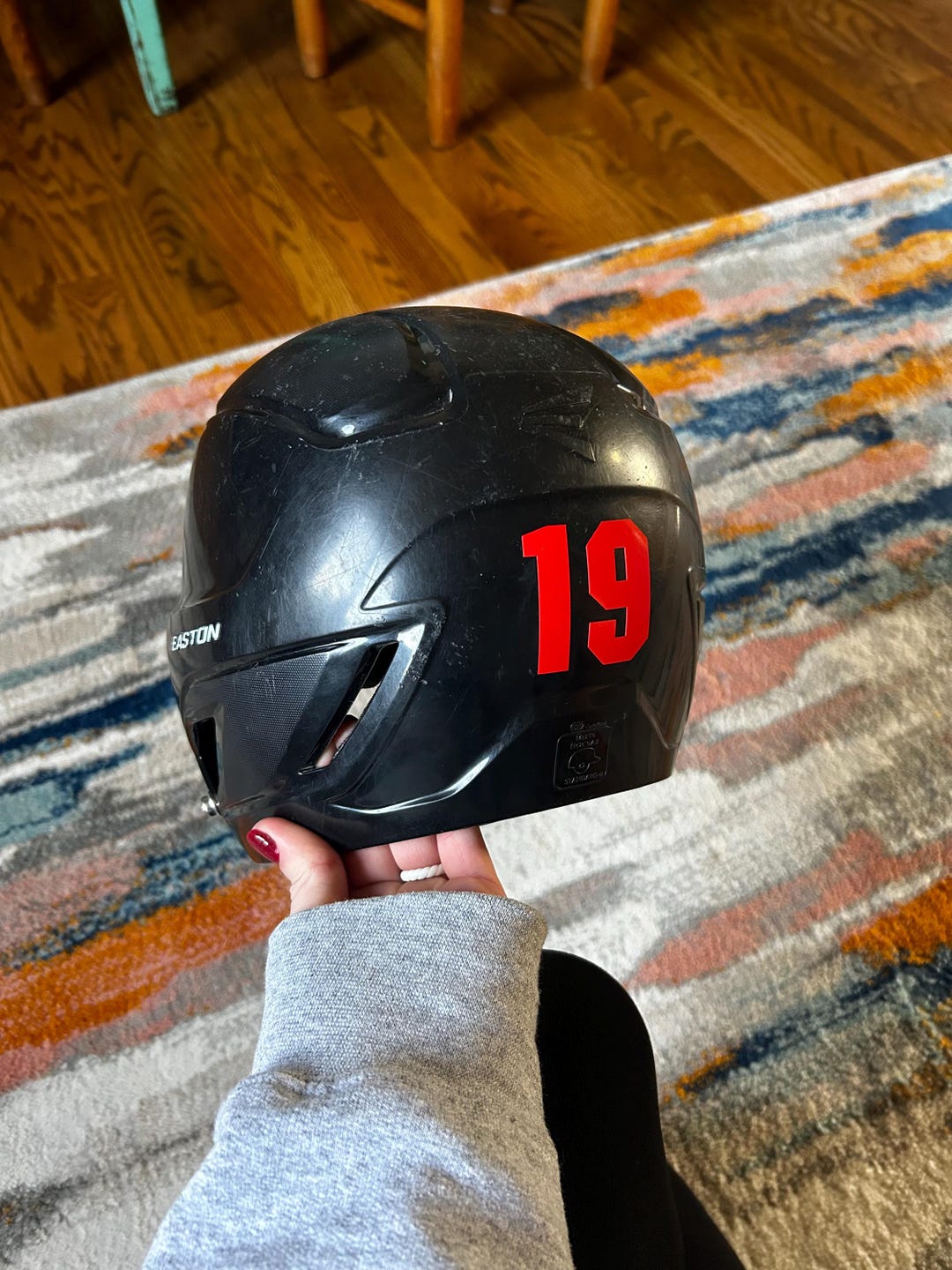 Sports Number Vinyl Decal - Etsy