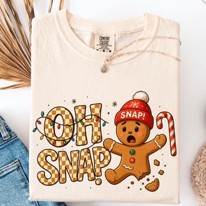 Oh Snap Gingerbread and Christmas Png,gingerbread Man Png,funny Xmas ...