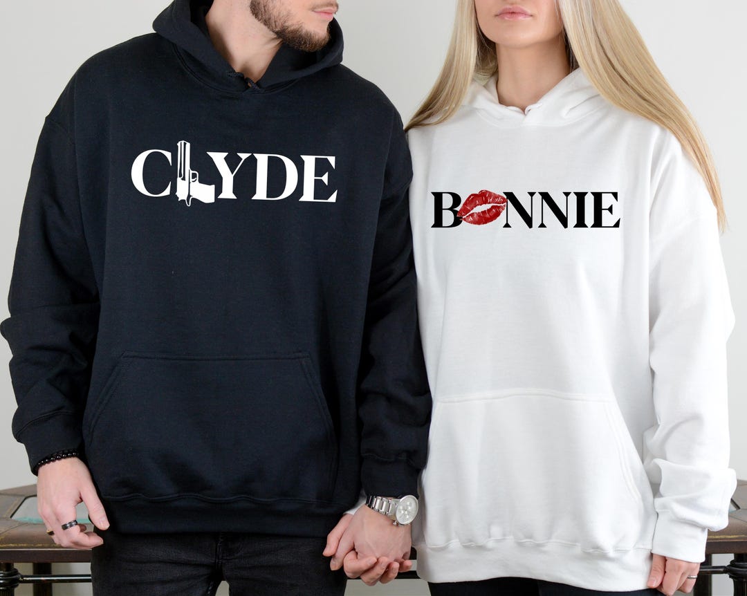 Bonnie and Clyde Png,bonnie & Clyde Png,couple Shirts Png,matching ...