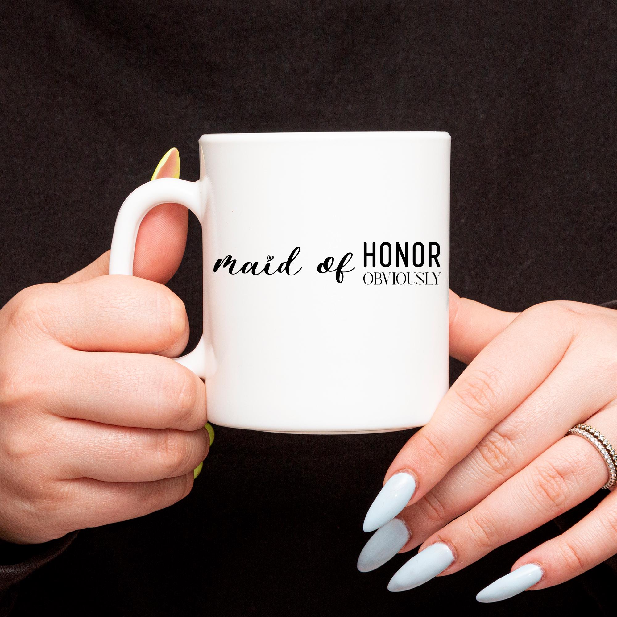 Maid of Honor PNG Cut File,maid of Honor Obviously Png,bridesmaid Gift ...