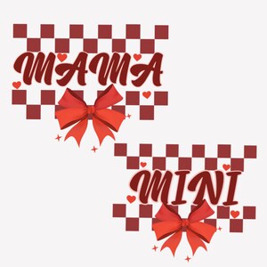 Mama Mini Valentines Png Svg,valentine's Day Mama Png,match Mama Mini ...
