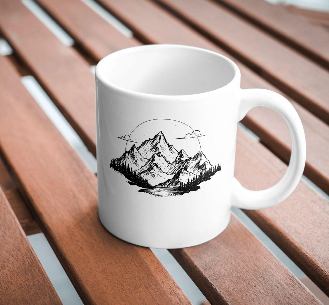 Mountains Svg Bundle, Mountain Range Svg, Mountain Svg, SVG Files for ...