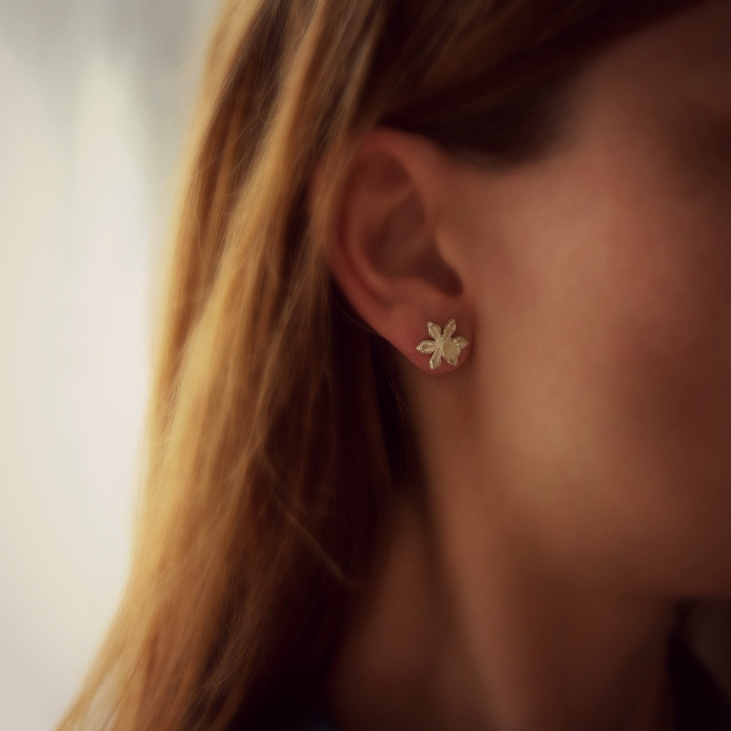 Silver Daffodil Earrings | Spring Flower Studs | Handmade Jewellery ...