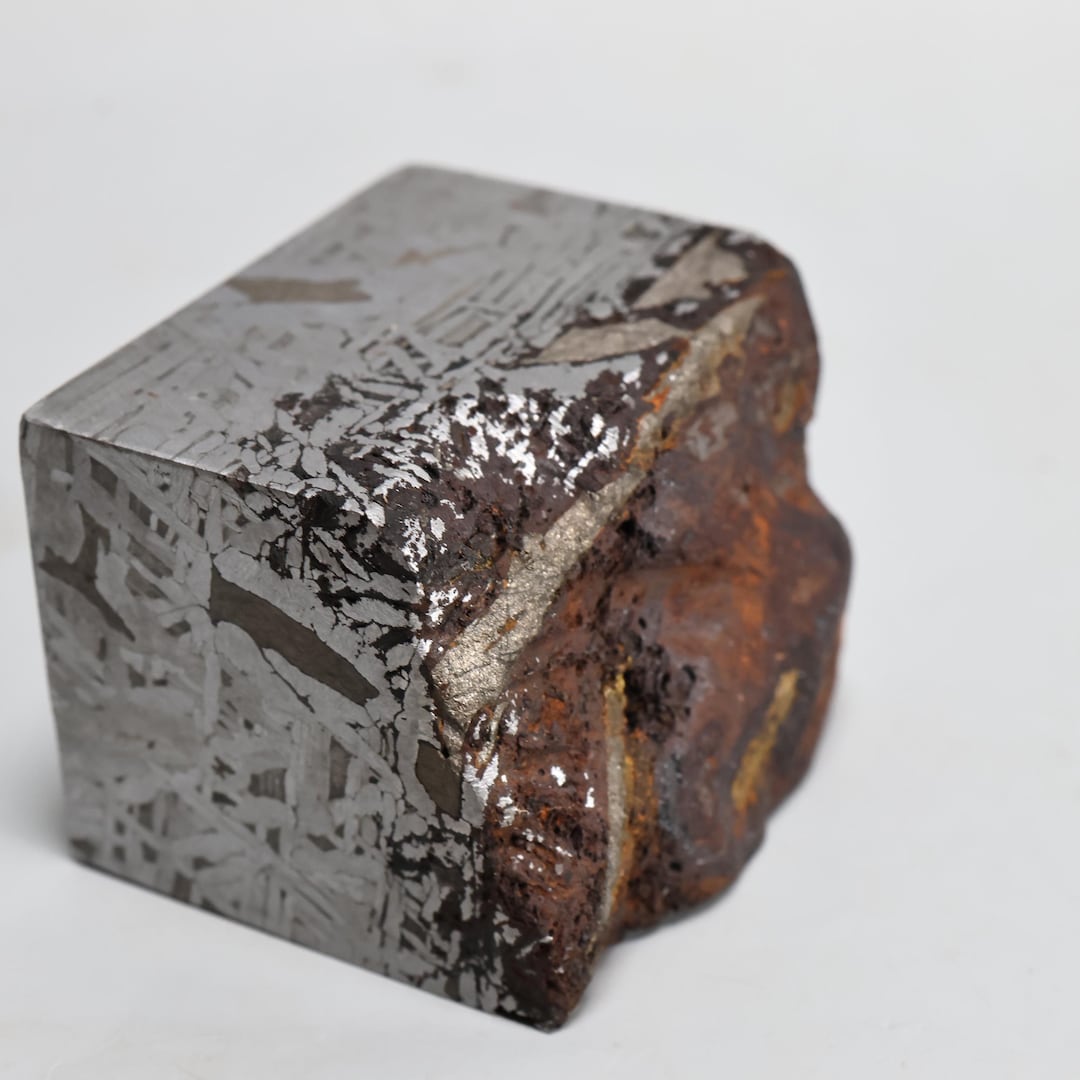 Iron Meteorite Slice 318g,natural Etched Pattern,meteorite Collectible ...