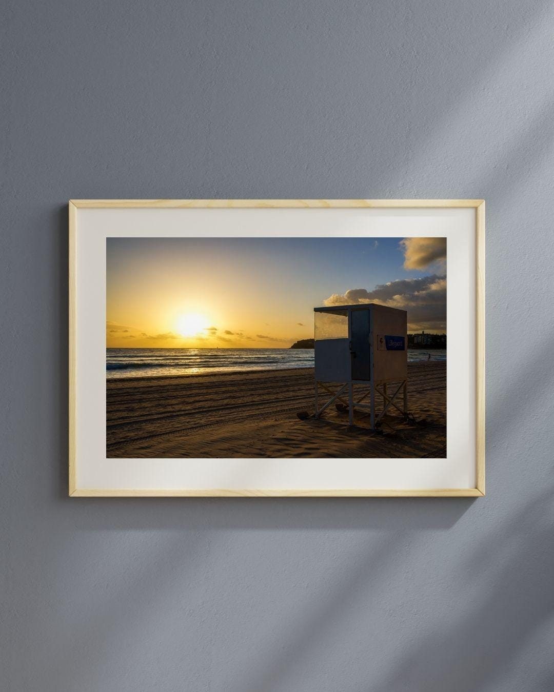 Photo Print Manly Beach Lifeguard Tower at Sunrise Colour - Etsy