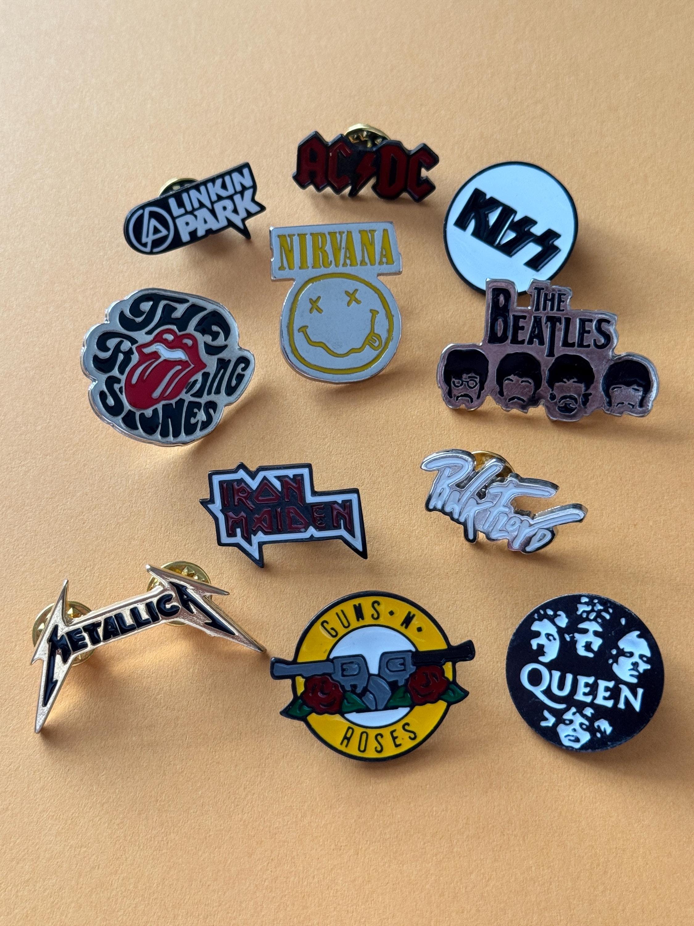Rock Band Pins - Etsy