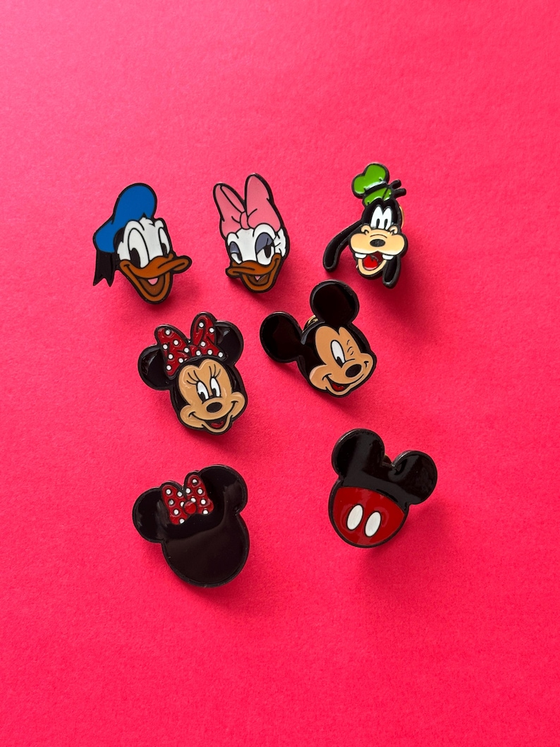 Mickey, Minnie and Friends Pins - Etsy