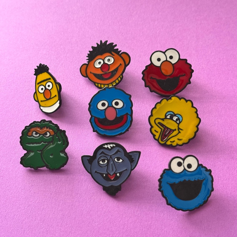 Sesame Street Pins - Etsy