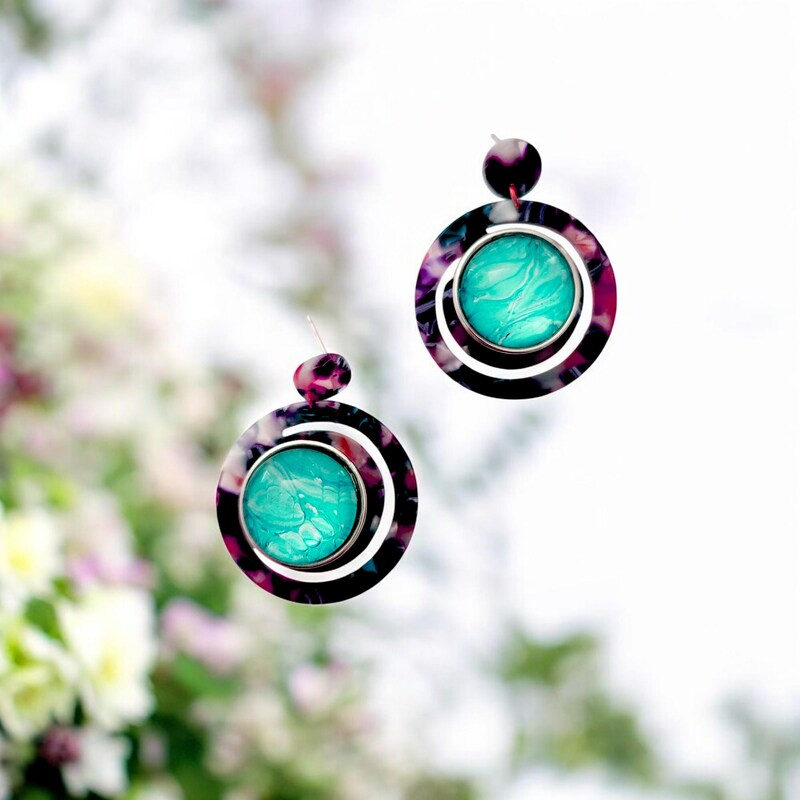 Snap Button Earrings - Etsy