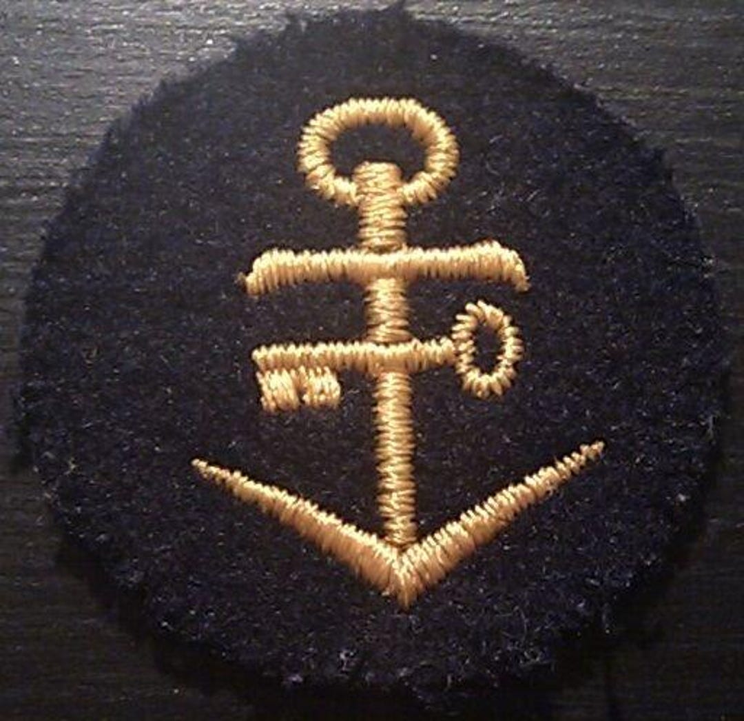 0355 German Post WW2 Navy Logistics and Staff Duty Insignia Patch ...