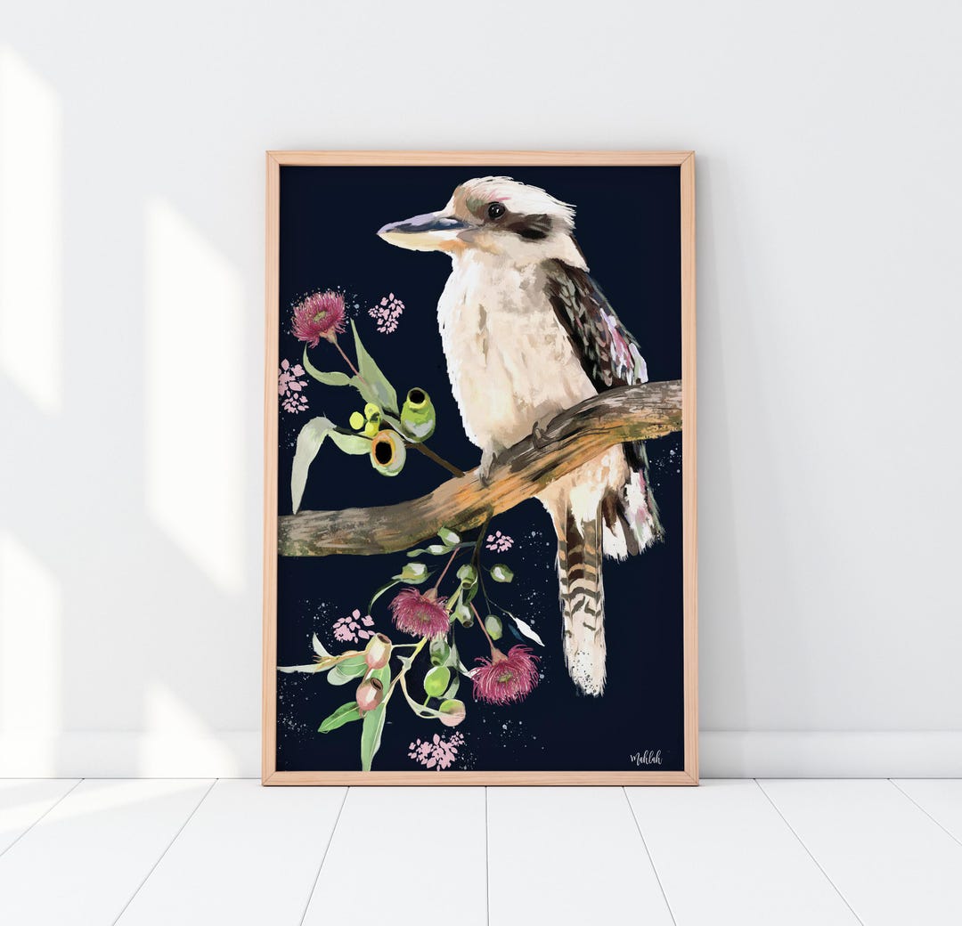 Printable Print by Inkheart Designs Kookaburra Branch - Etsy