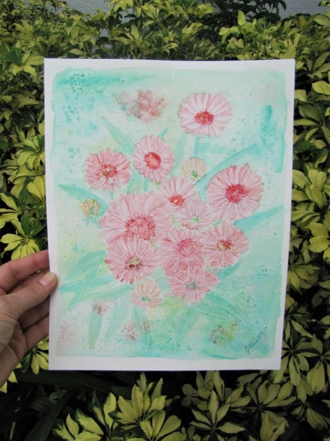 Spring Has Sprung - Original Watercolor - Etsy