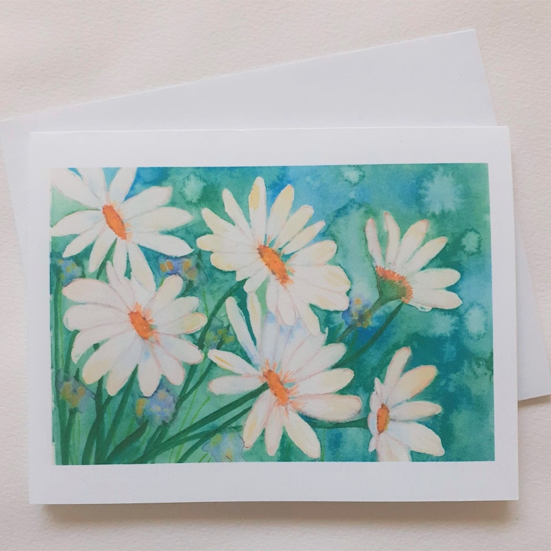 Daisy Note Cards - Etsy