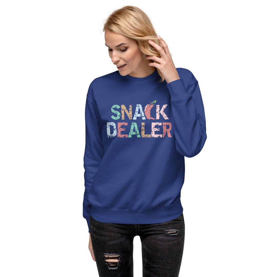 Snack Dealer Sweatshirt, Funny Mom Sweatshirt, Mom Snack Sweatshirt ...