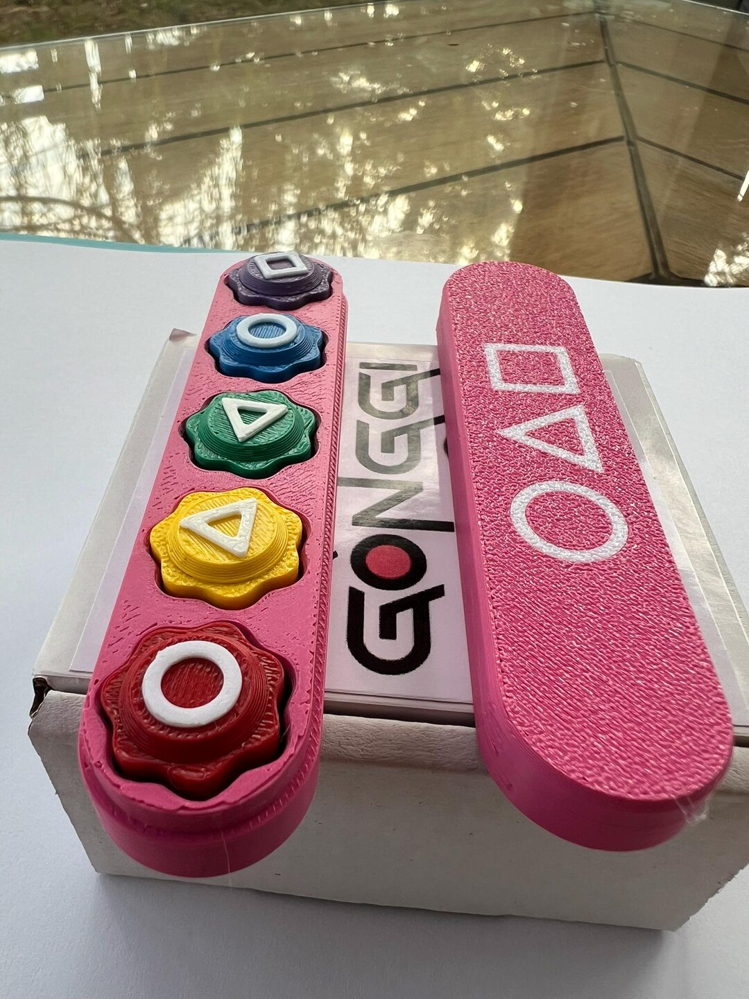 Weighted Gong-gi Game With Pink Case- 5 Traditional Korean Gonggi ...