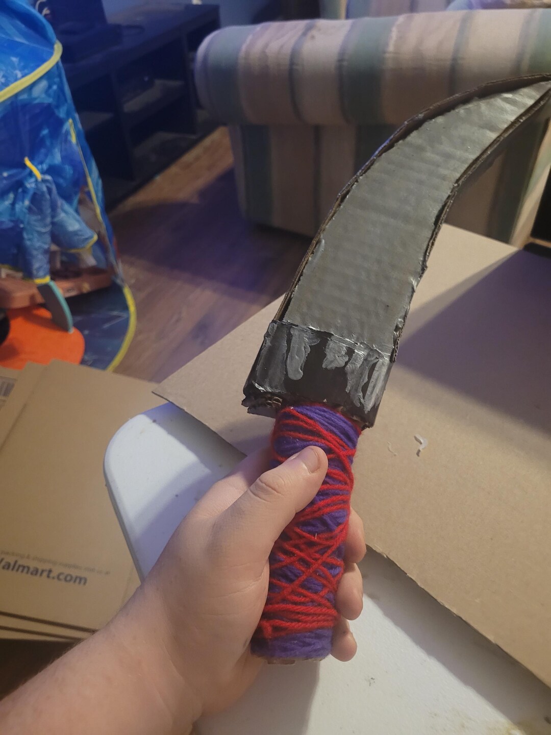 Molten Cardboard Dagger for LARP - Etsy