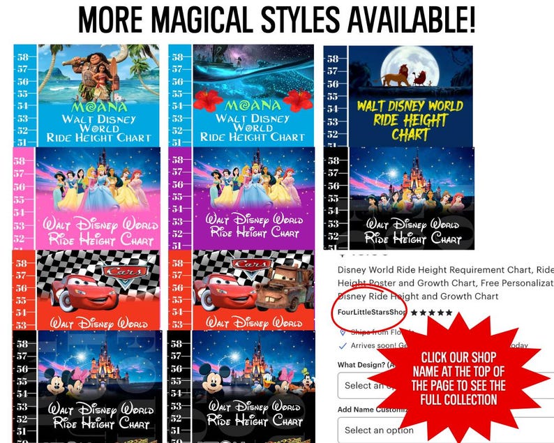 Lightning Mcqueen Disney Ride Height Requirement Chart, Cars-themed ...