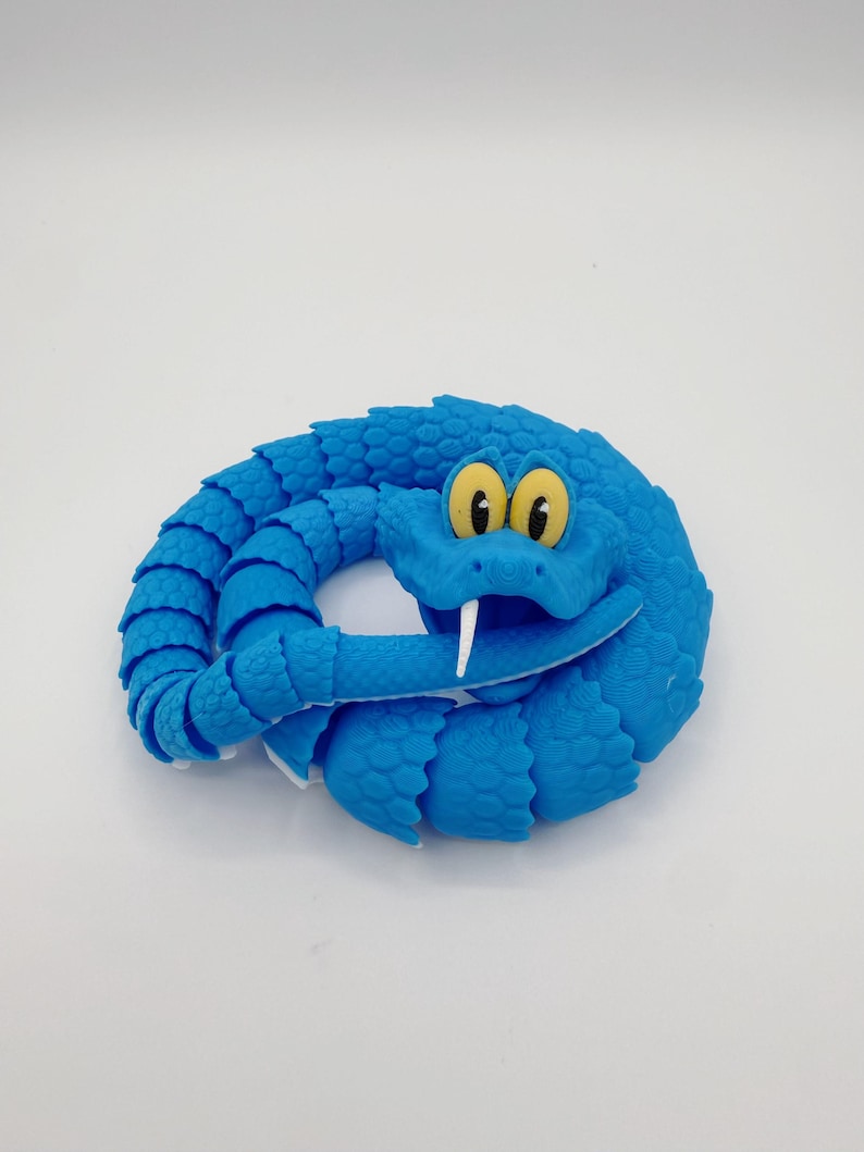 3D Printed Articulated Zootopia2 Gary Snake – Articulated Cartoon ...