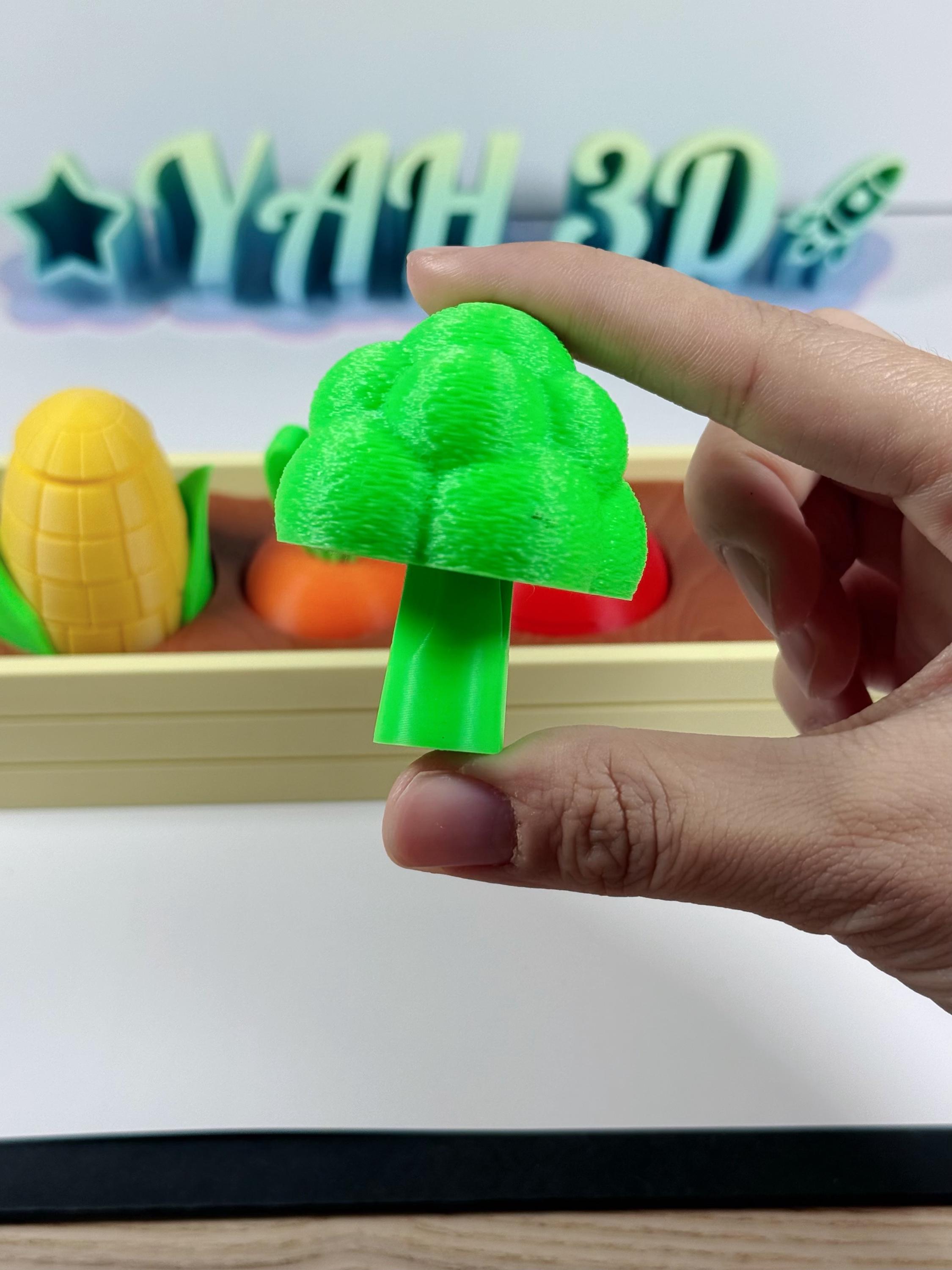 3d Printed Fidget Garden, Fidget Vegetables, Fidget Toy, ADHD Toy, Stim ...