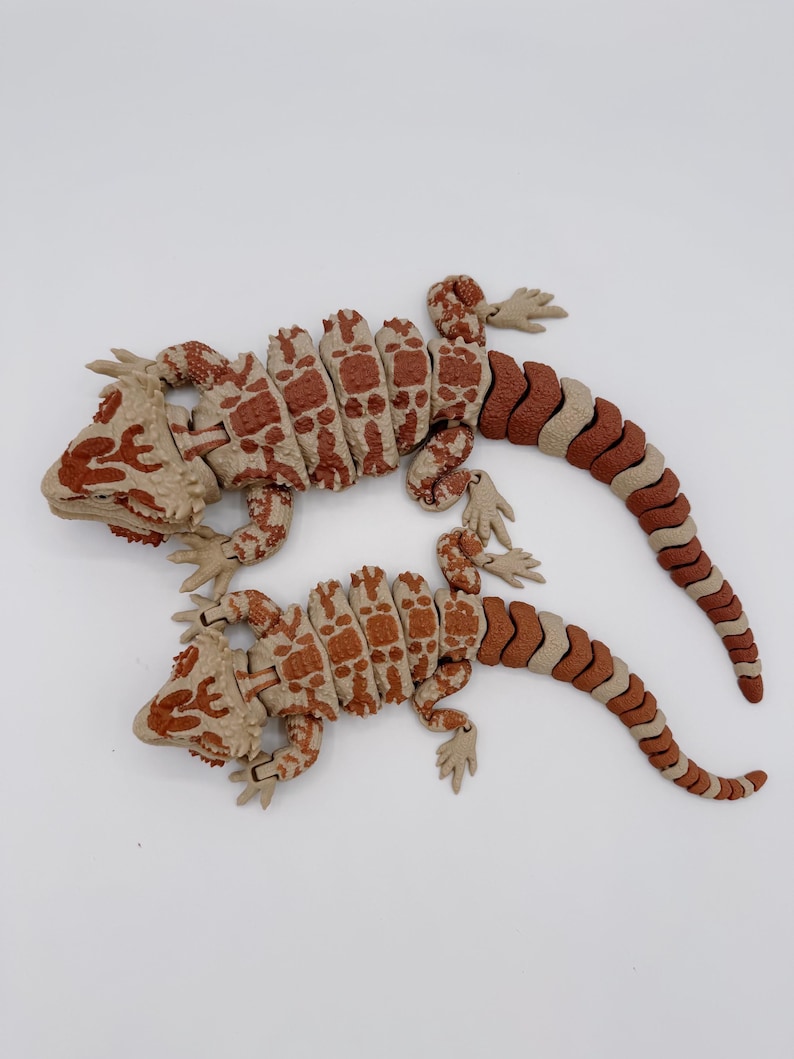 Bearded Dragon – 3D Printed Articulated Lizard Toy | Poseable Reptile ...