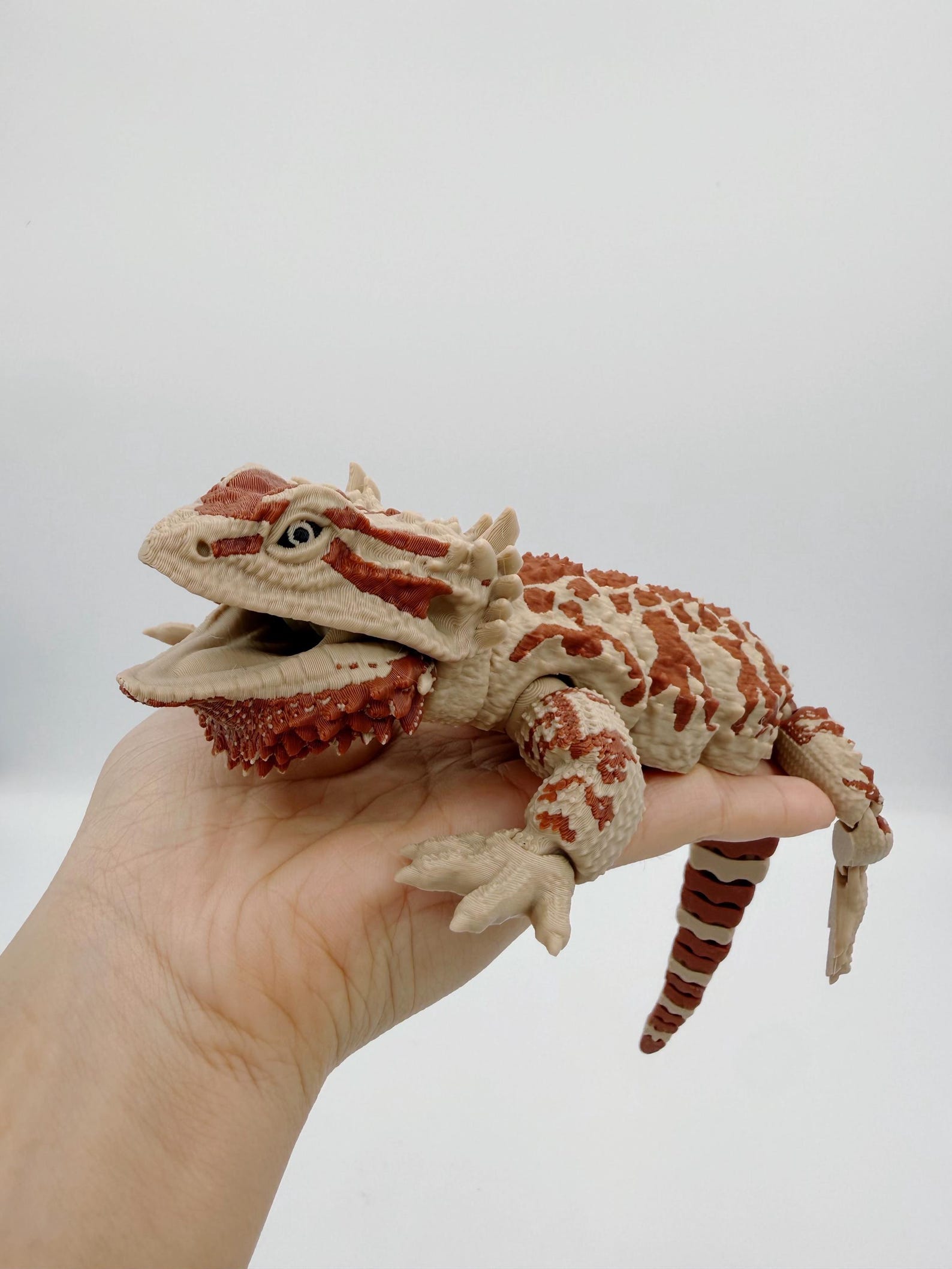 Bearded Dragon – 3D Printed Articulated Lizard Toy | Poseable Reptile ...