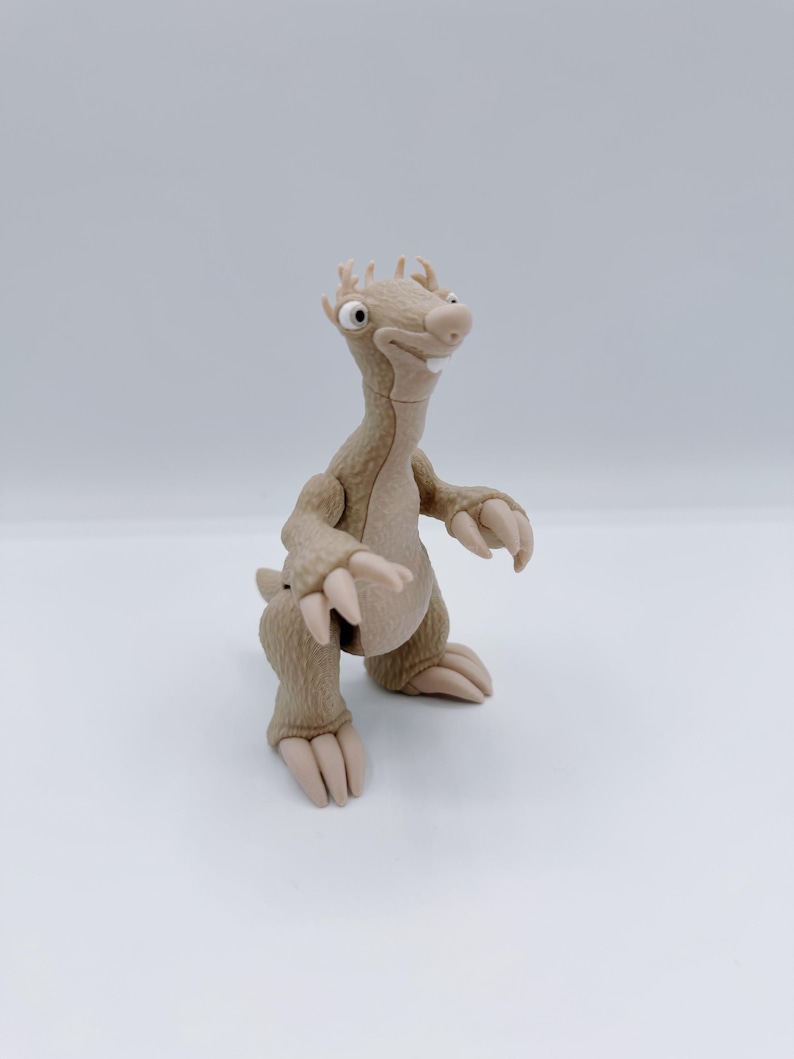 3D Printed Articulated Ice Age Animals – Mammoth, Sloth, Polar Bear ...
