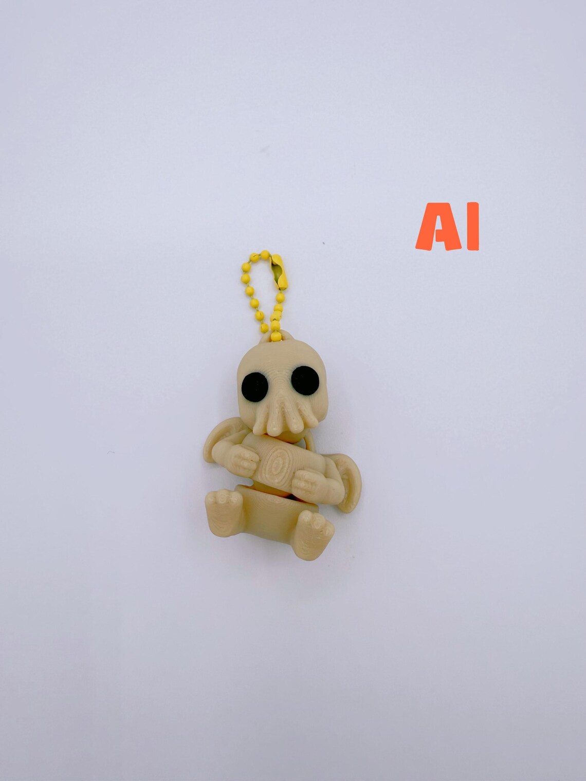 3D Printed Articulating Halloween Keychains | Skeleton, Cthulhu ...