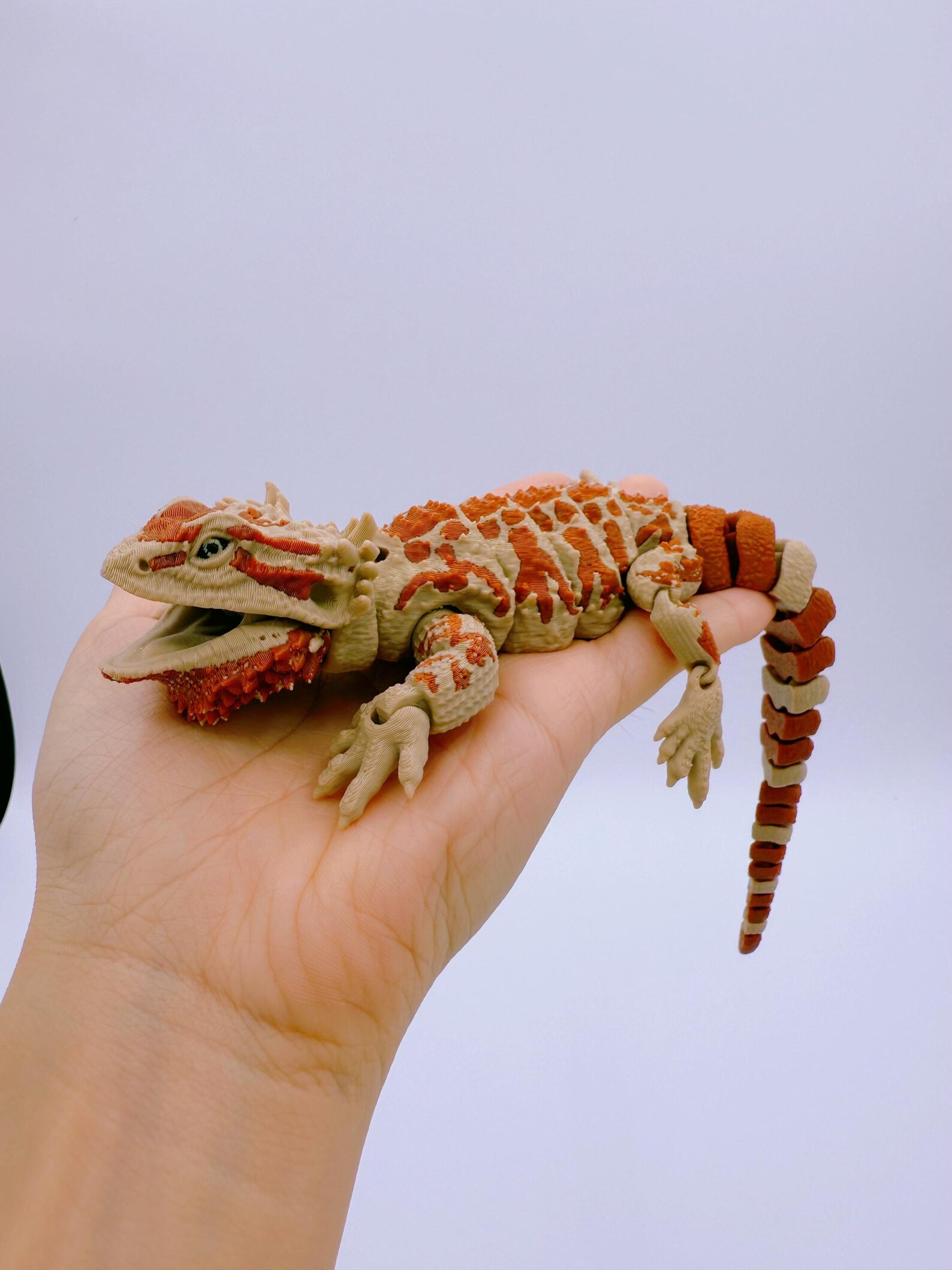 Bearded Dragon – 3D Printed Articulated Lizard Toy | Poseable Reptile ...