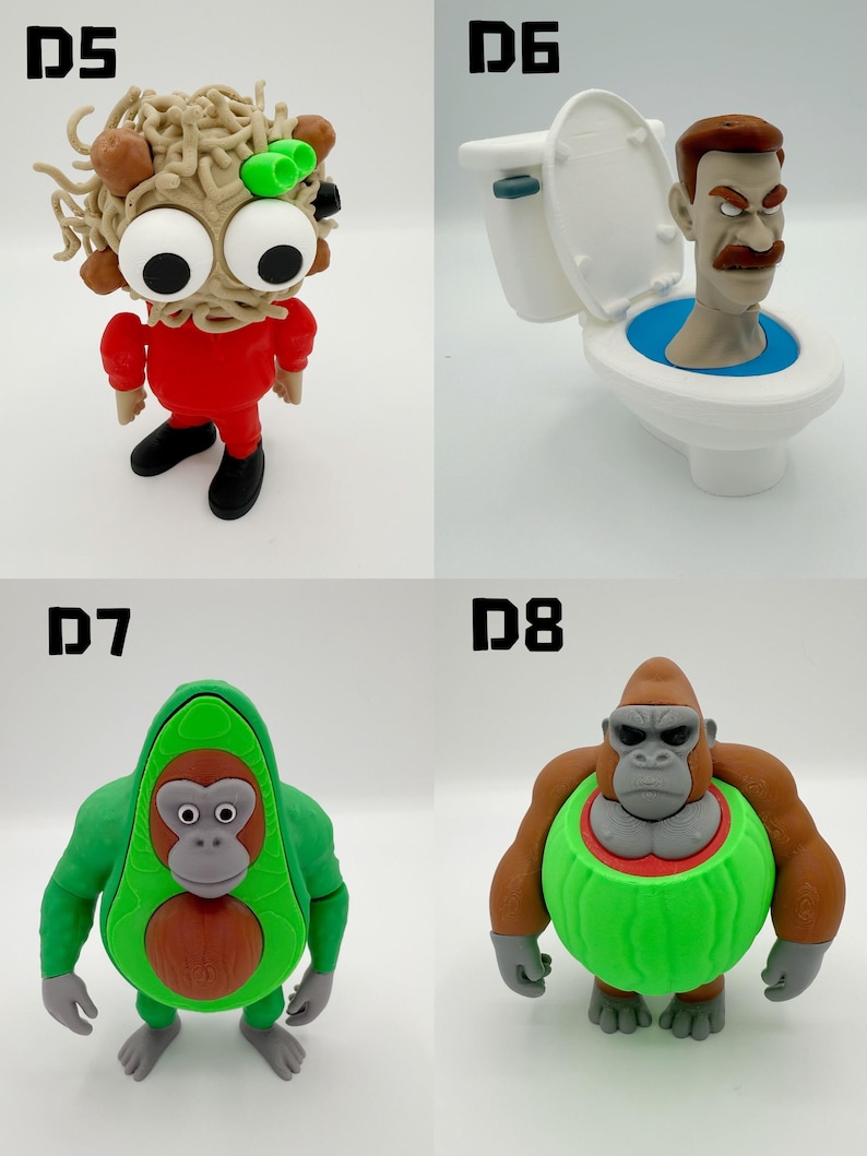 3D Printed Italian Brainrot Figurine: Bicycle Gumball, Pandaccini ...