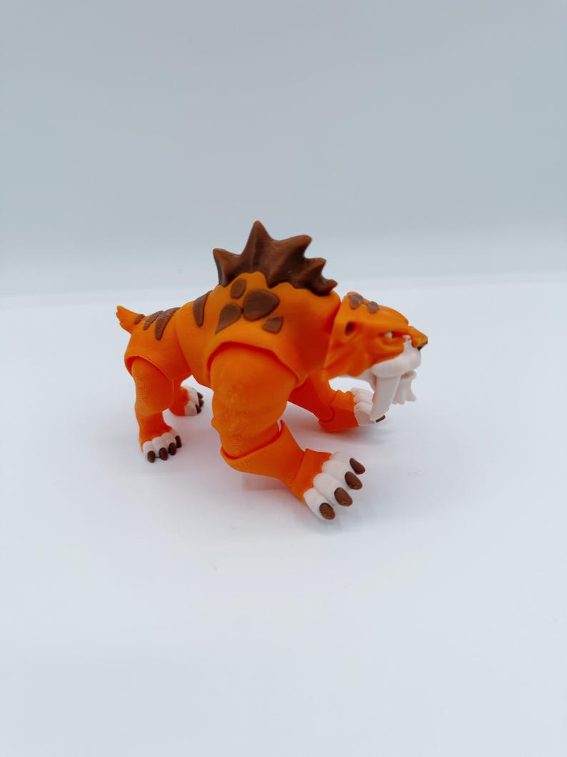 3D Printed Articulated Ice Age Animals – Mammoth, Sloth, Polar Bear ...