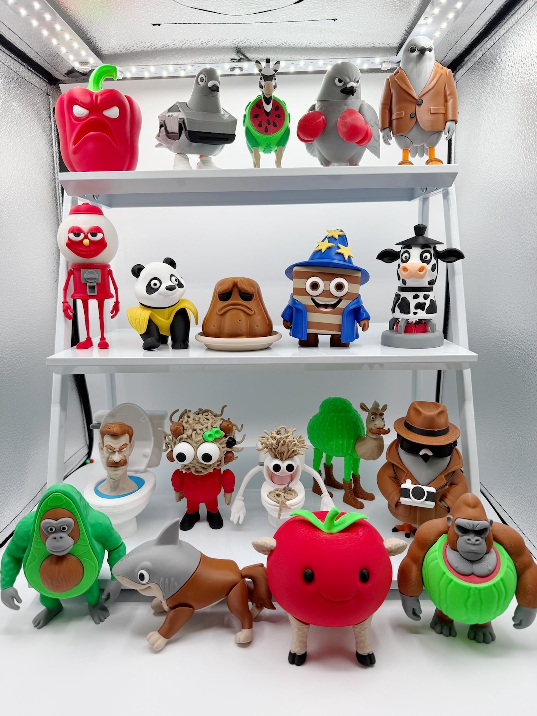 3D Printed Italian Brainrot Figurine: Bicycle Gumball, Pandaccini ...