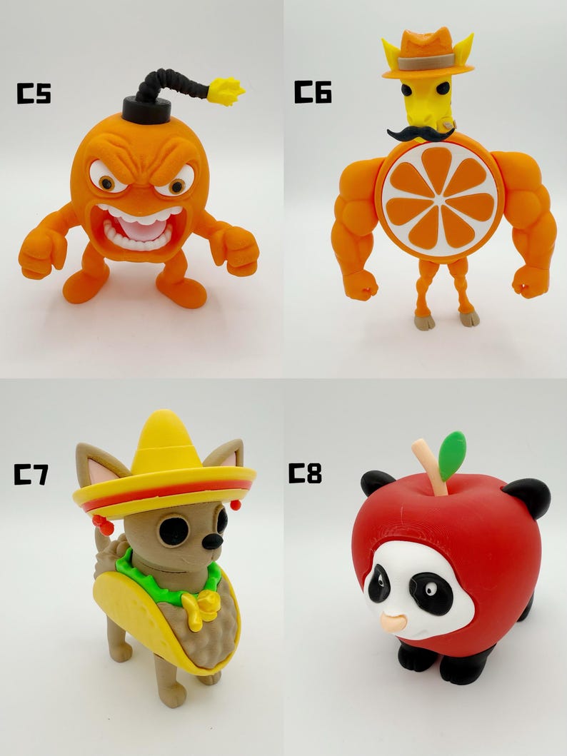3D Printed Italian Brainrot Figurine: Karkerkar, Pot-hotspot, Sbrocco ...