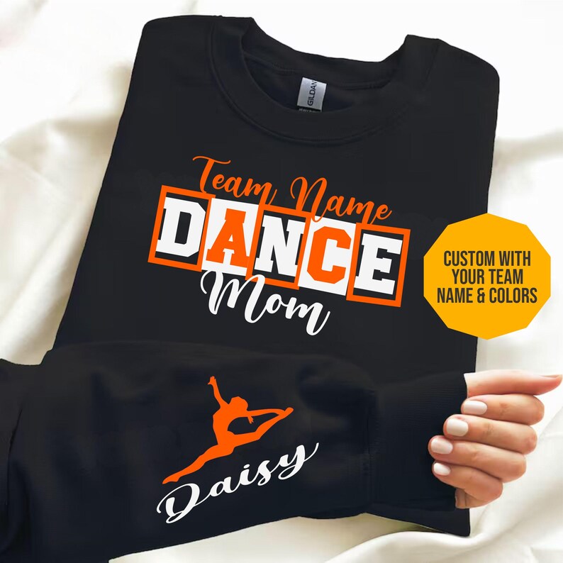 Custom Dance Mom Shirt, Dance Mom Hoodie, Proud Dance Mom Shirt Custom ...