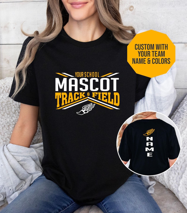 Custom Track Mom Shirt, School Spirit Wear, Track Sweatshirt, Track ...